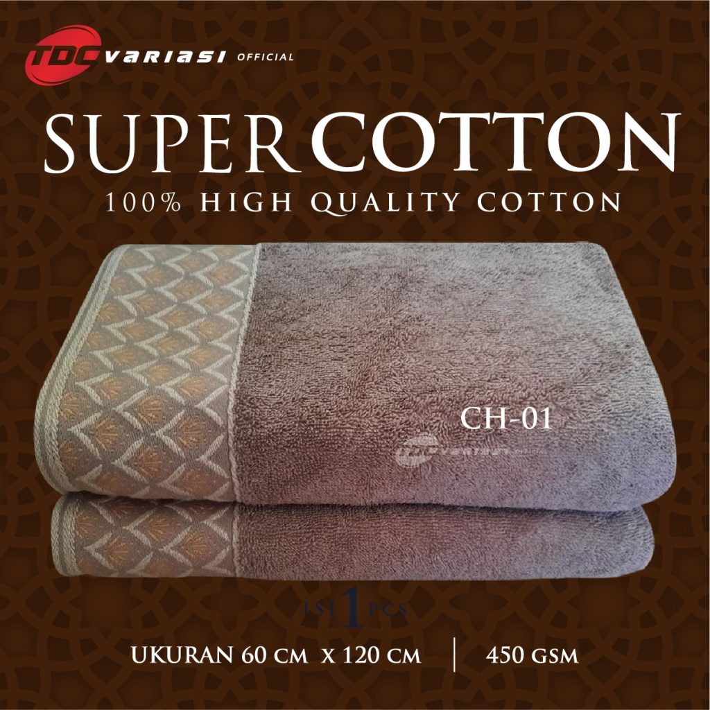 Handuk Mandi Premium Super Katun Ukuran lebar Besar - TDC Variasi